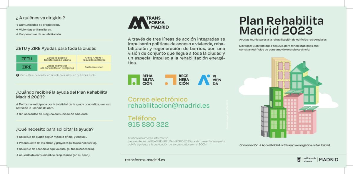 Plan Rehabilita Madrid 2023 - reBive